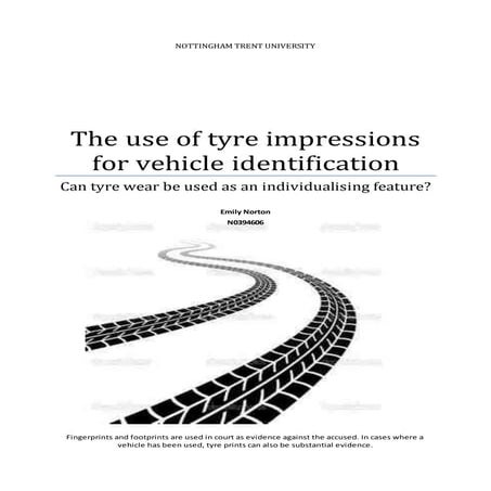 Tire track and Tire Impression | Physical Evidence | Forensic Science ...