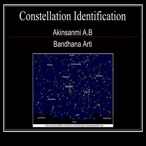 constellations identification | PPT