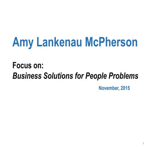 ALM Business Solutions | PPTX