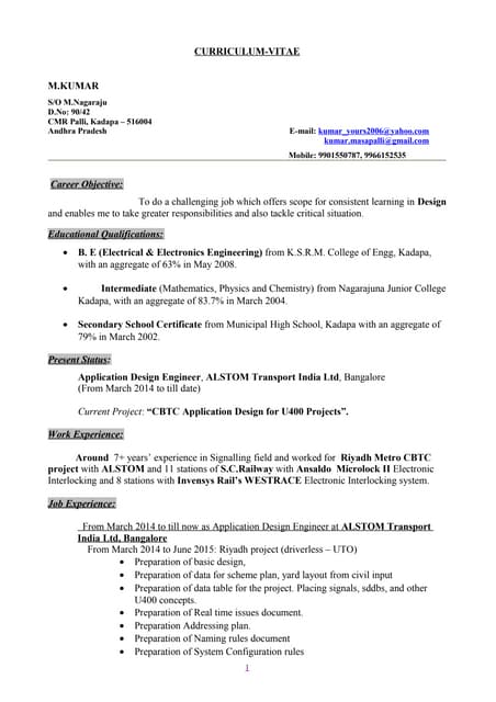 Muhammad Nasir CV | PDF
