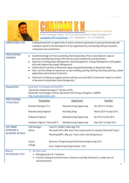 subhash Resume updated | DOC | Business | Business and Finance