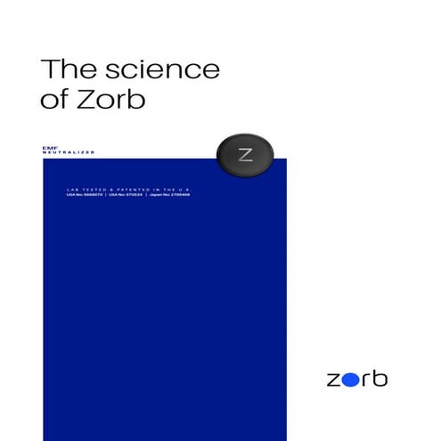 Zorb-Science, EMF and SAR Tests, www.TheZorb.com