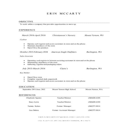 Official Resume | DOCX | Resume Writing and Advice | Job Search