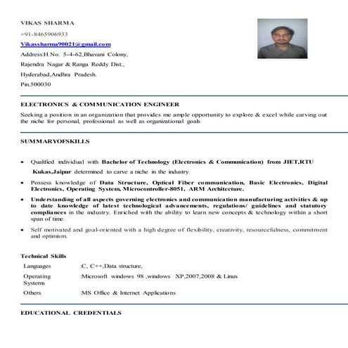 vikas resume (1) | PDF