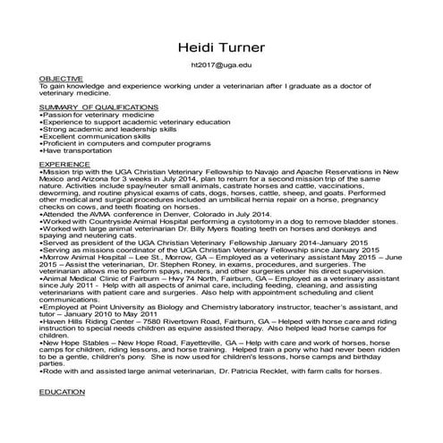 Resume-Bret_Miller 2016 | DOC