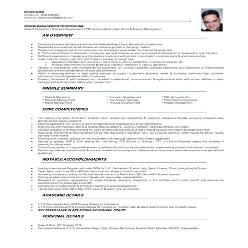 Ketan - Resume (Feb 2015) | PDF