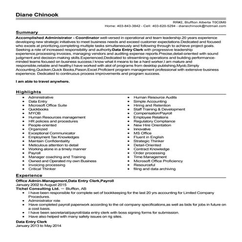 resume dc | PDF