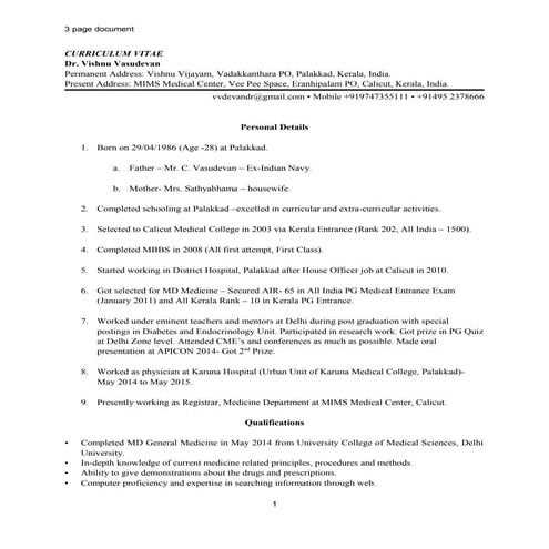 cv_vishnu_vasudevan | PDF