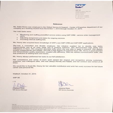 Reference Letter | PDF