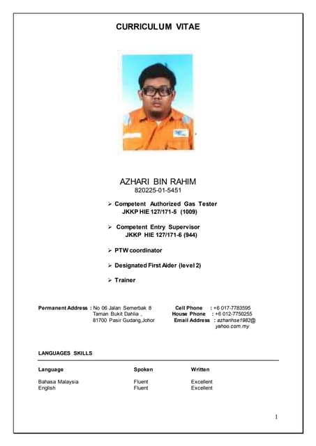 Ahmad Faiz_Resume 2016 | PDF