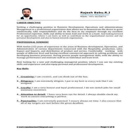 CV-Rajesh | DOC