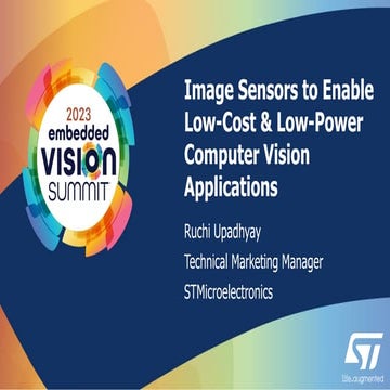 “Image Sensors to Enable Low-cost and Low-power Computer Vision ...