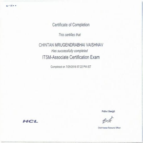 ITSM-Associate Certification Exam | PDF