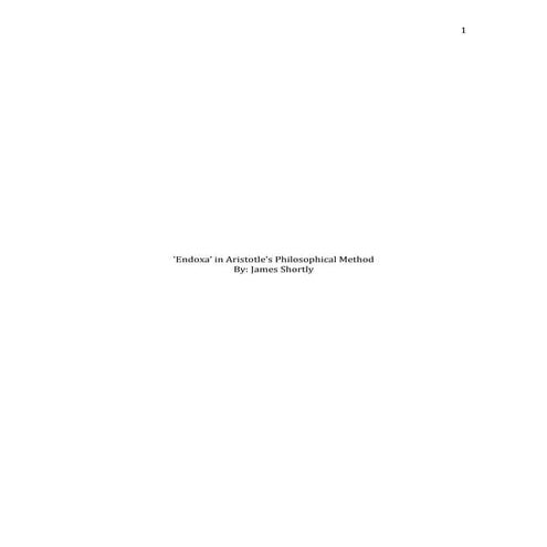 Historical Project (Aristotle) | PPT