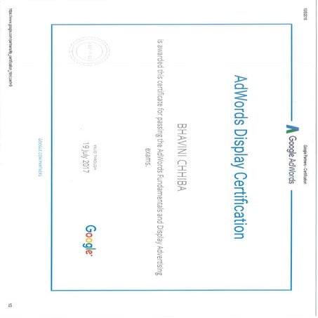 AdWords Display Certification | PDF