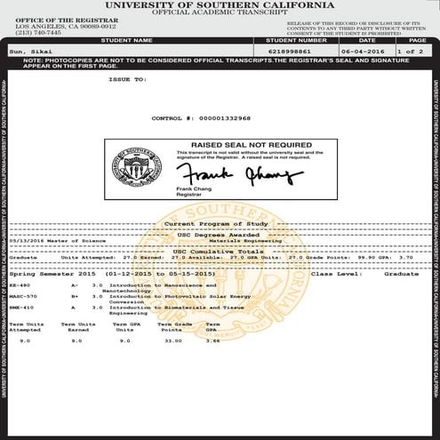 completed-transcript-University of Phoenix | PDF