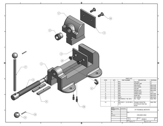 VISE- EXPLODED VIEW | PDF