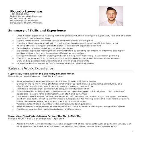 Lica PS CV m | PDF