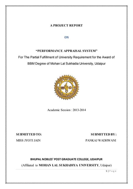 Final Project Synopsis MBA | PDF