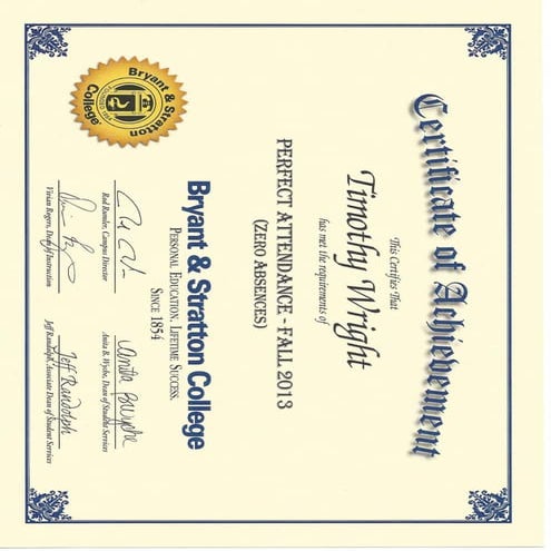 Bachelor's Degree Award | PDF