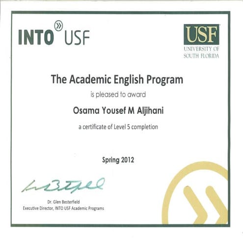 English Diploma Certificate | PDF