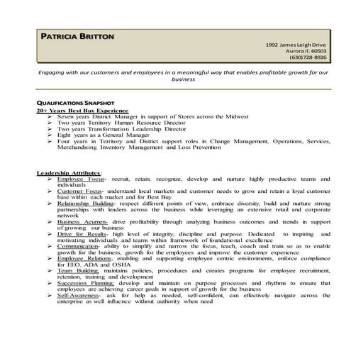 Patricia A. Britton Resume 2015 | DOCX