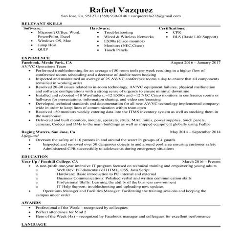 resume | DOCX