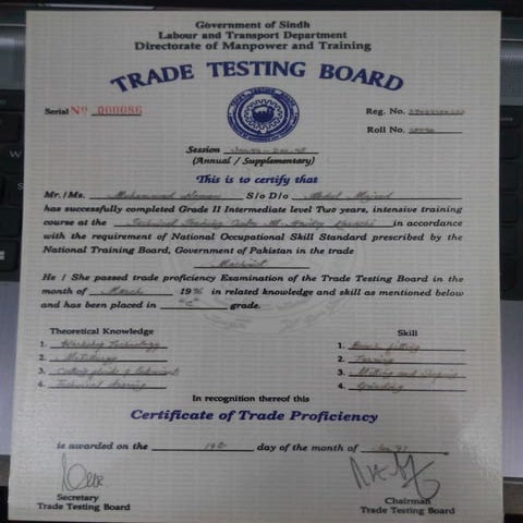 Two Years Intensive Training Course Certificate | PDF