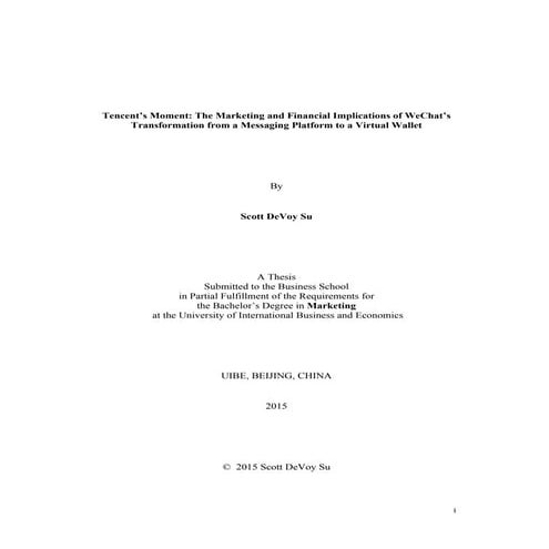 Scott Su - Thesis Final Draft | PDF