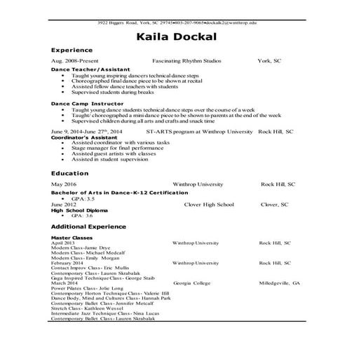 Salt resume | DOC