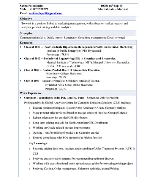 Cv mochan putra | PDF