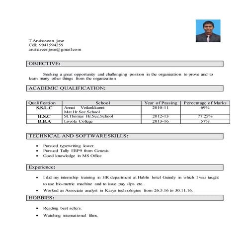 Naveen resume | DOCX