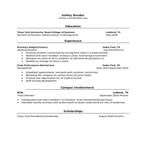 Ashley Bender Resume2 | DOCX