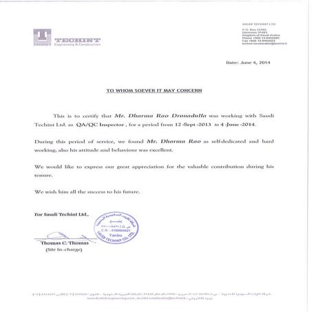 9. Saudi Arabia Experience | PDF