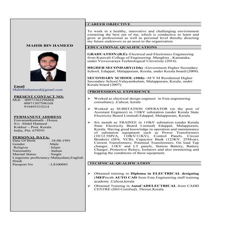 MAHIR NEW CV - Copy-1 (1) | PDF