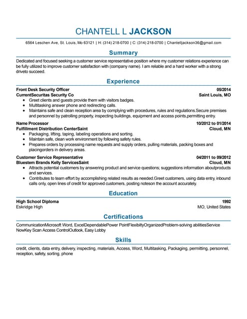 Daws Jackson Resume November 2016 | PDF