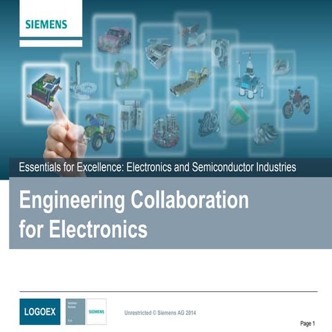 Electronics Engineering Collaboration with Teamcenter | PPT