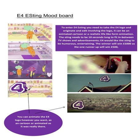 E4 Esting Mood Board | DOCX