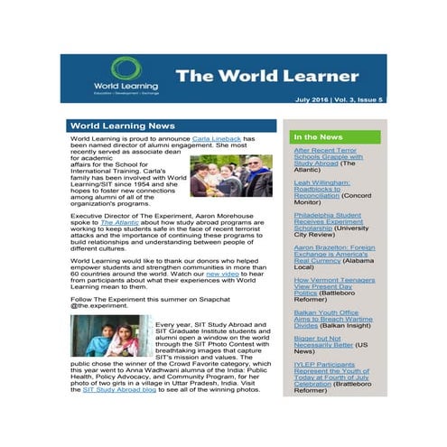 World Learning World Learning | PDF