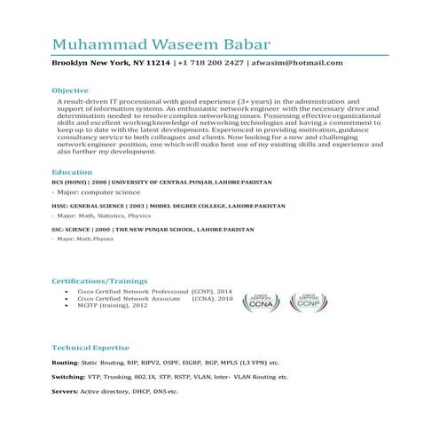 Waseem Babar Lin | DOCX