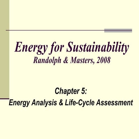 Chapter 5 Powerpoint_Energy for Sustainability | PPT