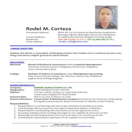 Resume-Rodel | DOCX