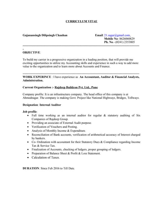 Resume_Vikash (With CTC) | DOC