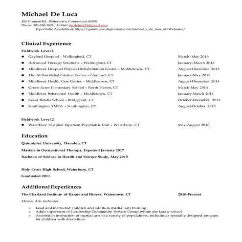 Resume Final (Professional Development) | DOCX