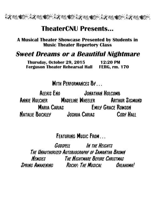 Showcase program 10-29-15 | PDF