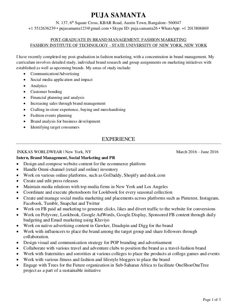 Résumé - Puja Samanta- Updated