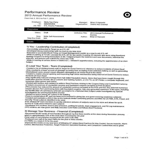 Target Performace Evaluation | PDF