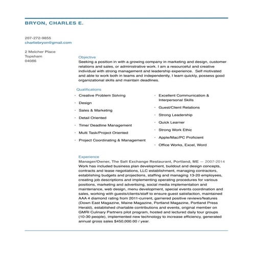 Mallory Bailey Resume | DOCX