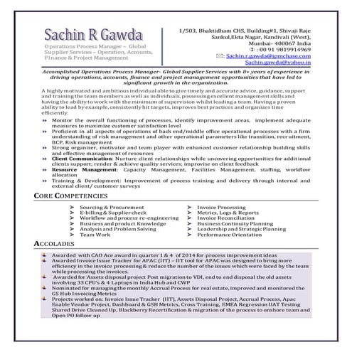 Sathish - Resume | DOC
