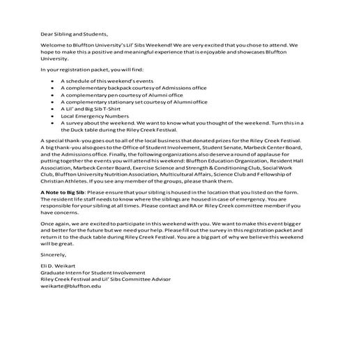 registration letter | PDF